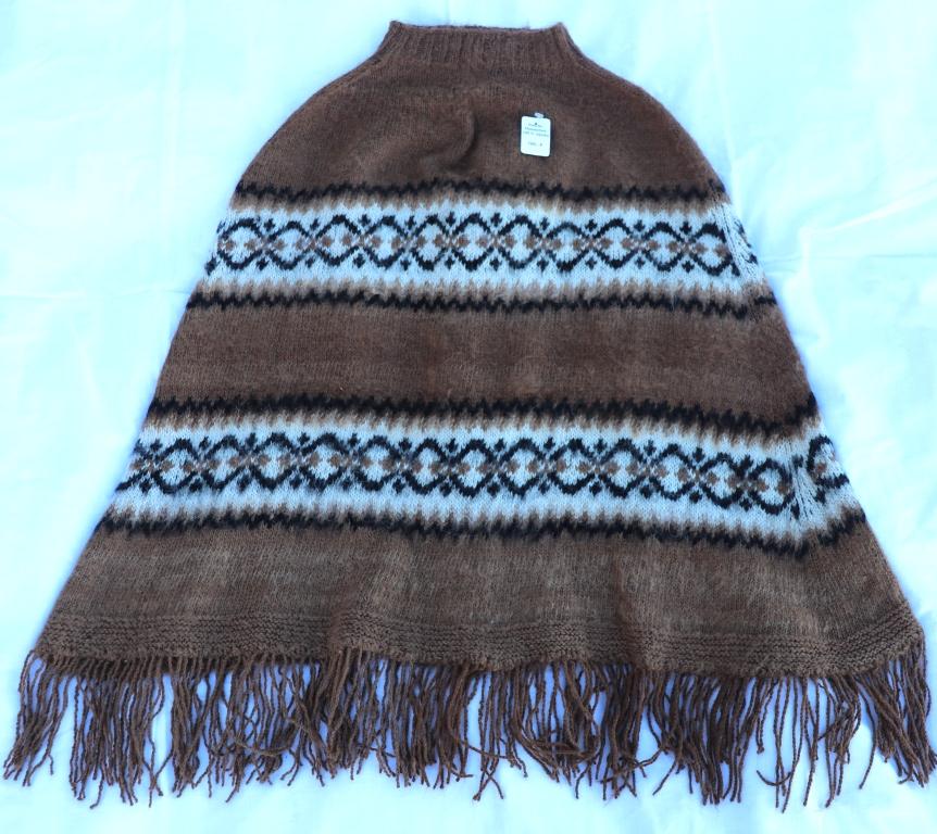 Poncho 100 % Alpaka | lama-nativo
